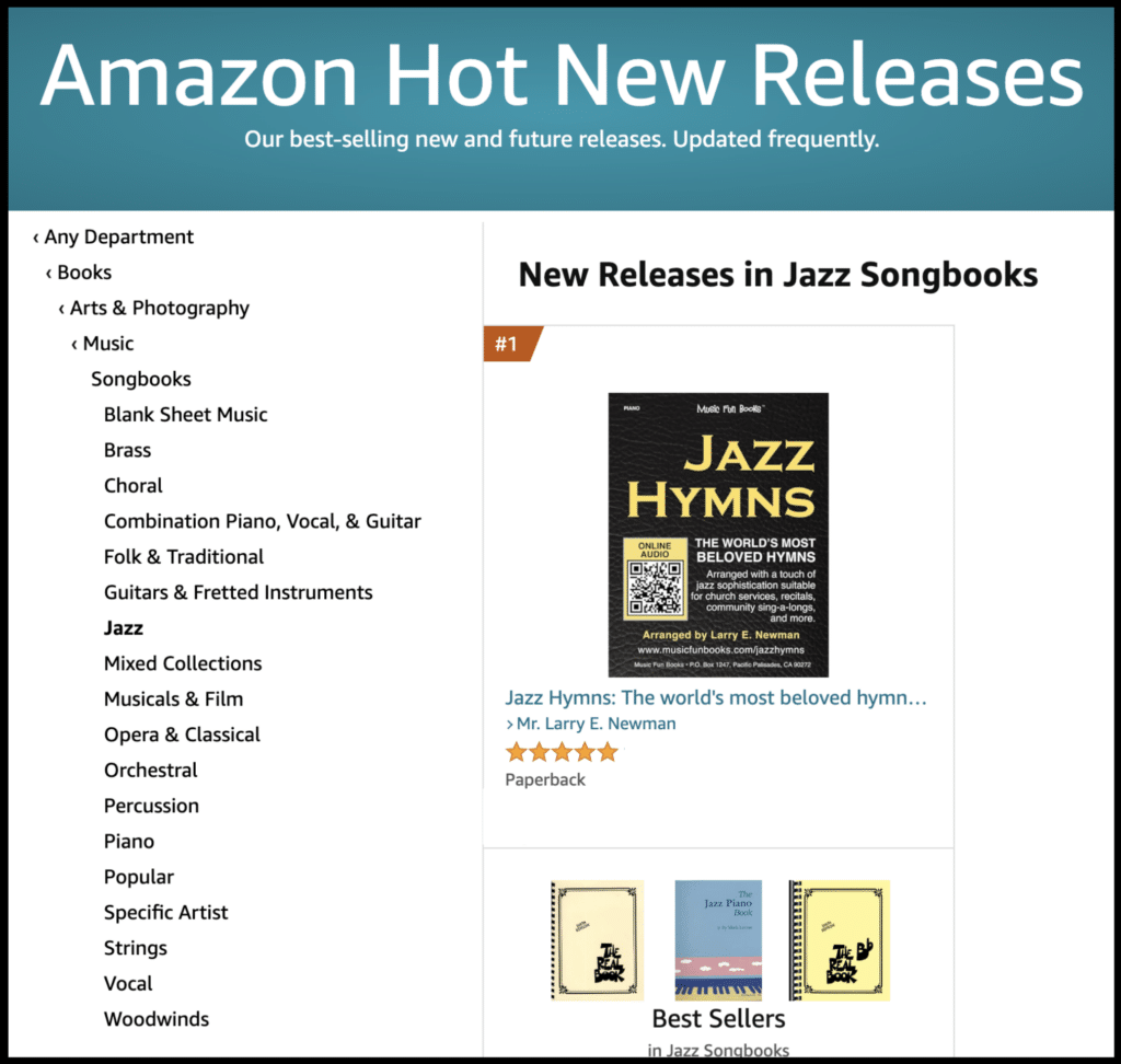 jazzhymns - Music Fun Books