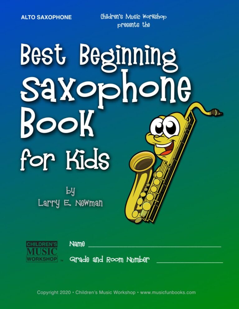 Best Beginning Saxophone Book for Kids - Music Fun Books