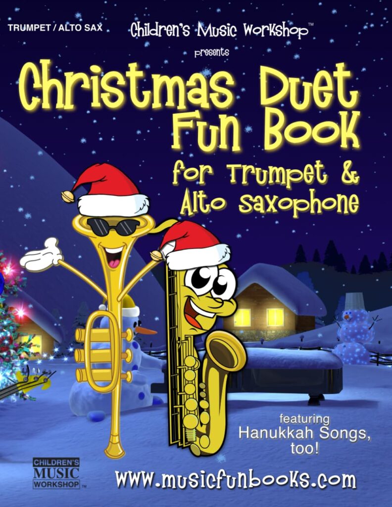 Christmas Duet Fun Book for Trumpet and Alto Saxophone - Music Fun Books