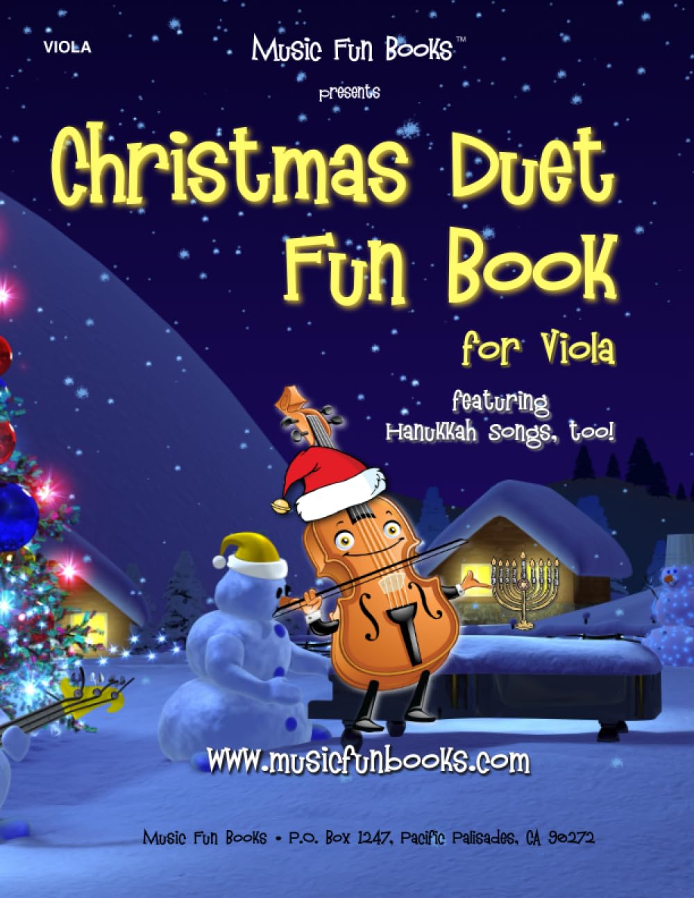 Christmas Duet Fun Book for Viola - Music Fun Books