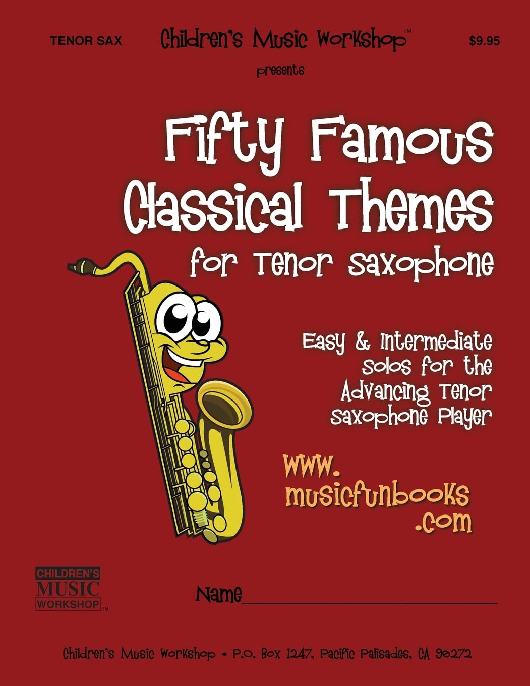 Fifty Famous Classical Themes for Tenor Saxophone - Music Fun Books