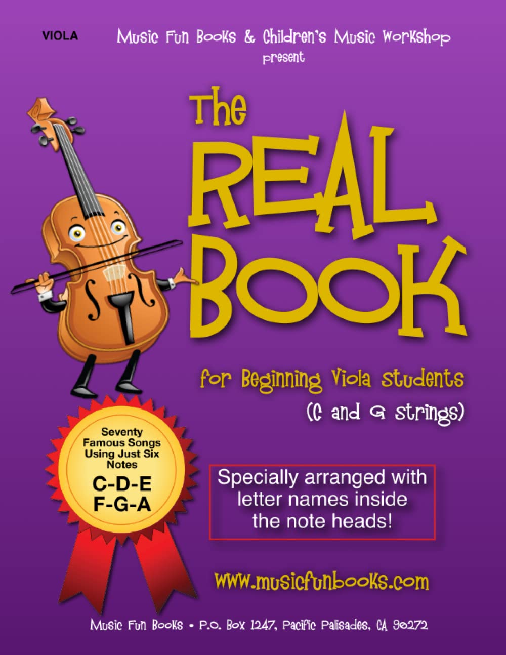 The Real Book for Beginning Viola Students (C and G Strings) - Music ...