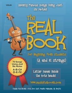 The Real Book for Beginning Violin Students (A and E Strings) - Music ...