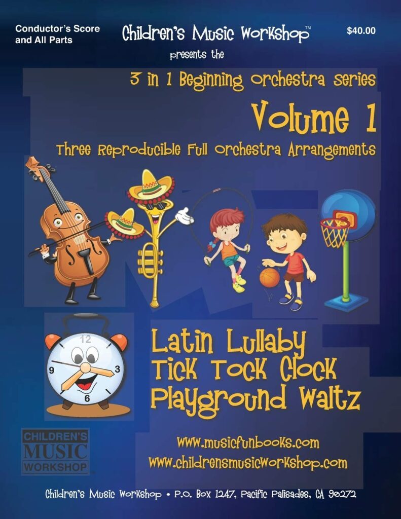 3 in 1 Beginning Orchestra Arrangements Volume 1 - Music Fun Books