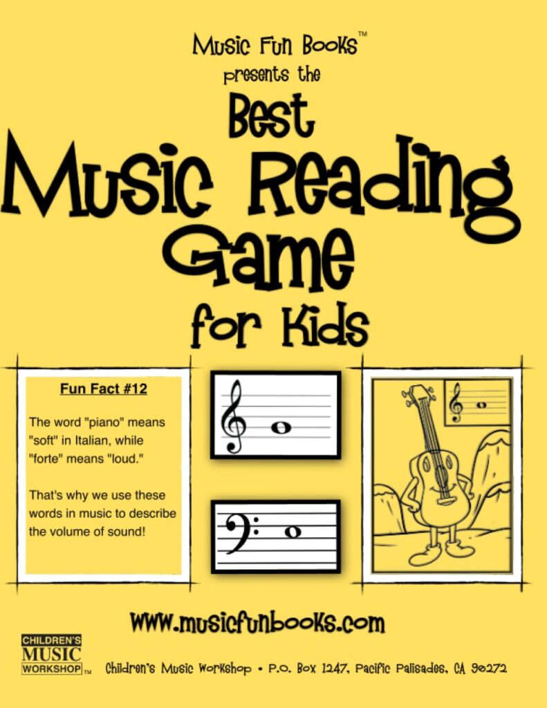 Best Music Reading Game for Kids - Music Fun Books