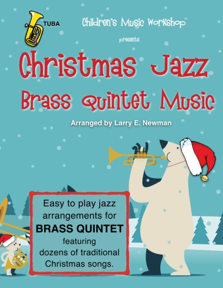 Christmas Jazz Brass Quintet Music (Tuba) - Music Fun Books
