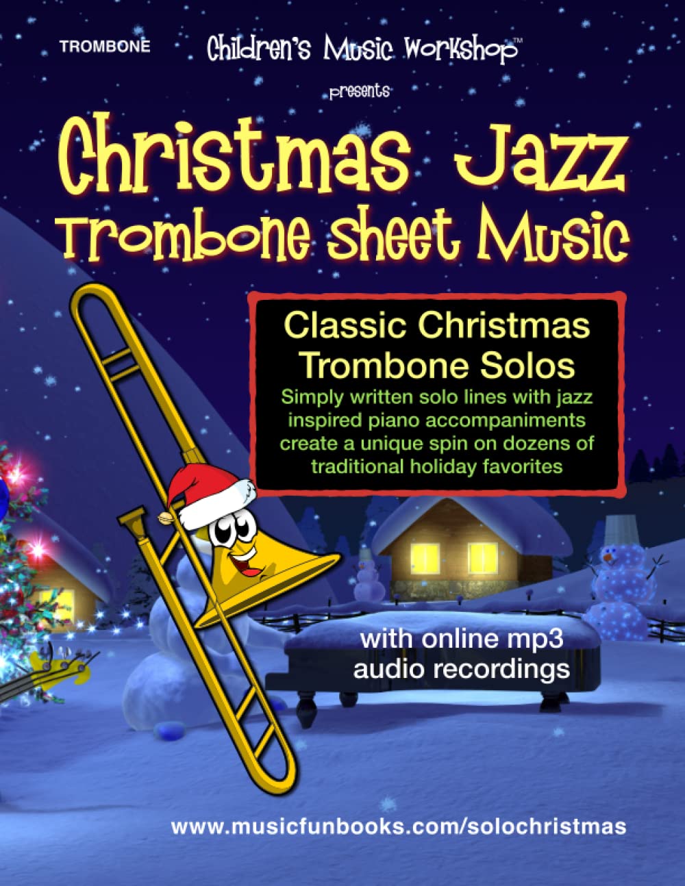 Christmas Jazz Trombone Sheet Music - Music Fun Books