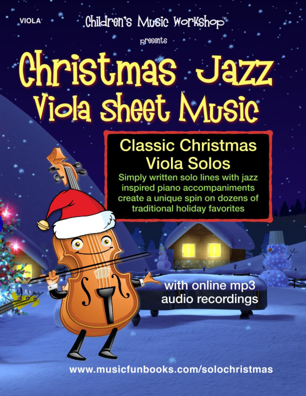 Christmas Jazz Viola Sheet Music - Music Fun Books