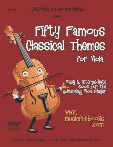 Fifty Famous Classical Themes for Viola - Music Fun Books