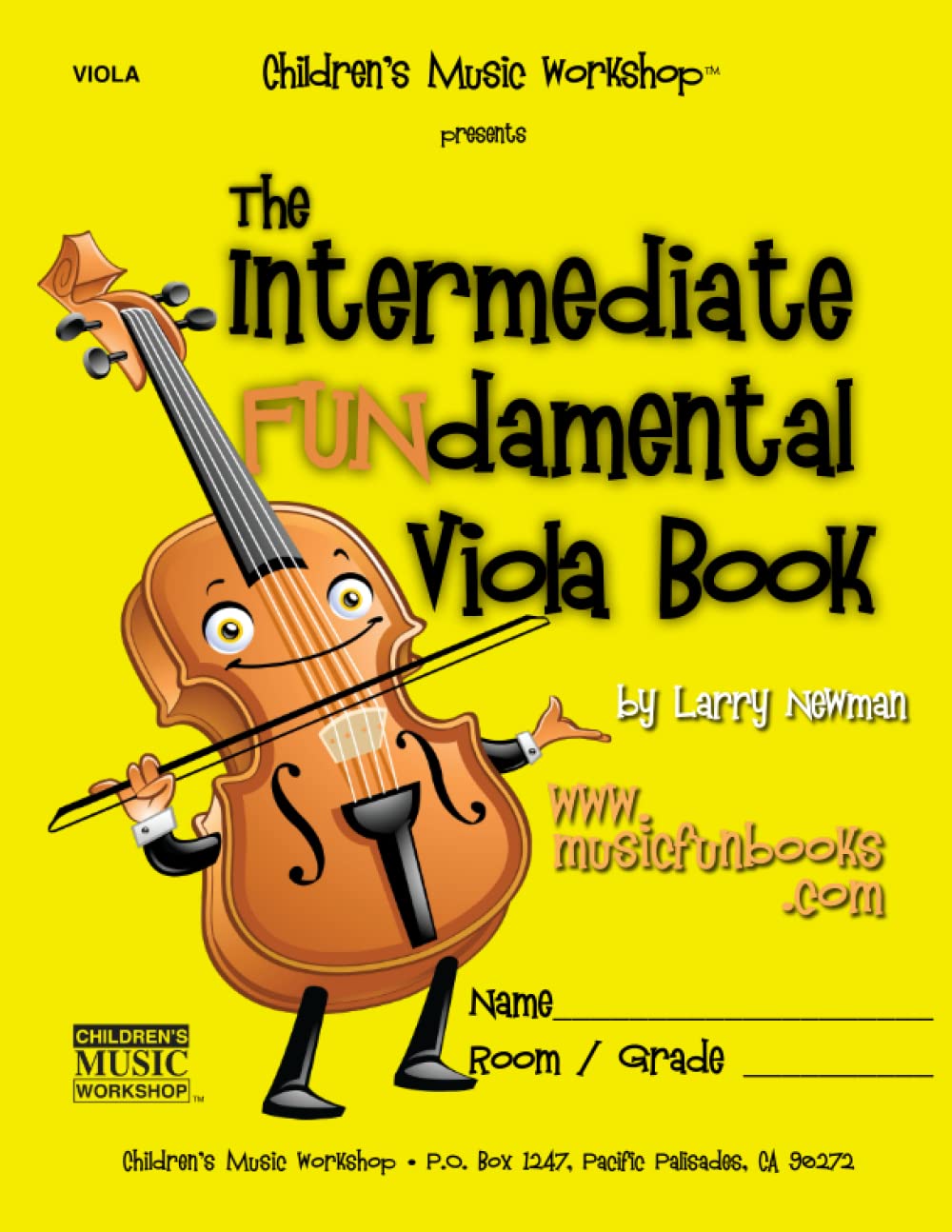 The Intermediate FUNdamental Viola Book - Music Fun Books