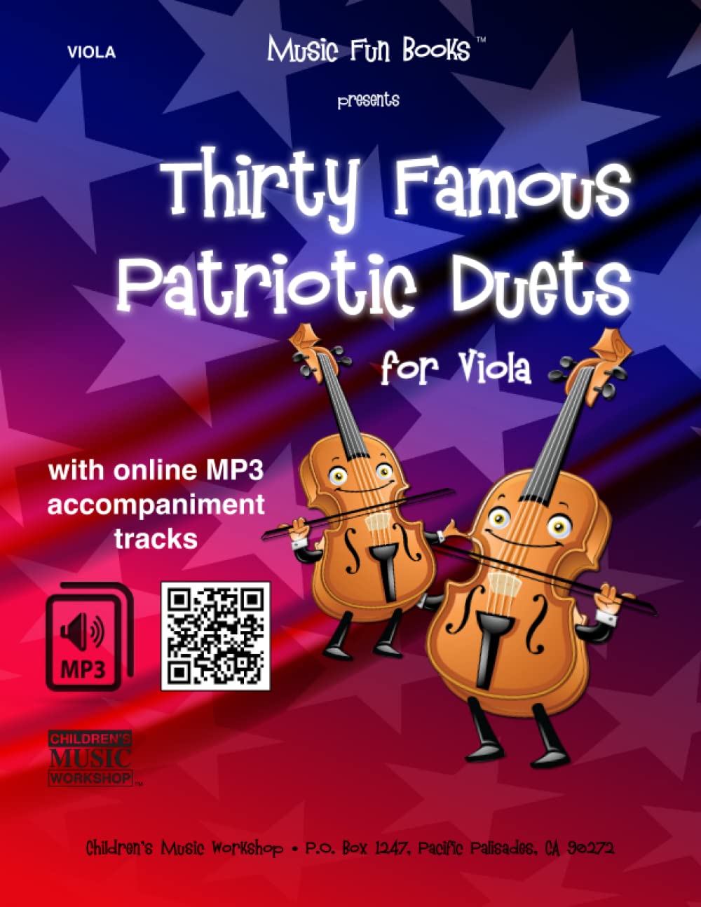 Thirty Famous Patriotic Duets for Viola - Music Fun Books