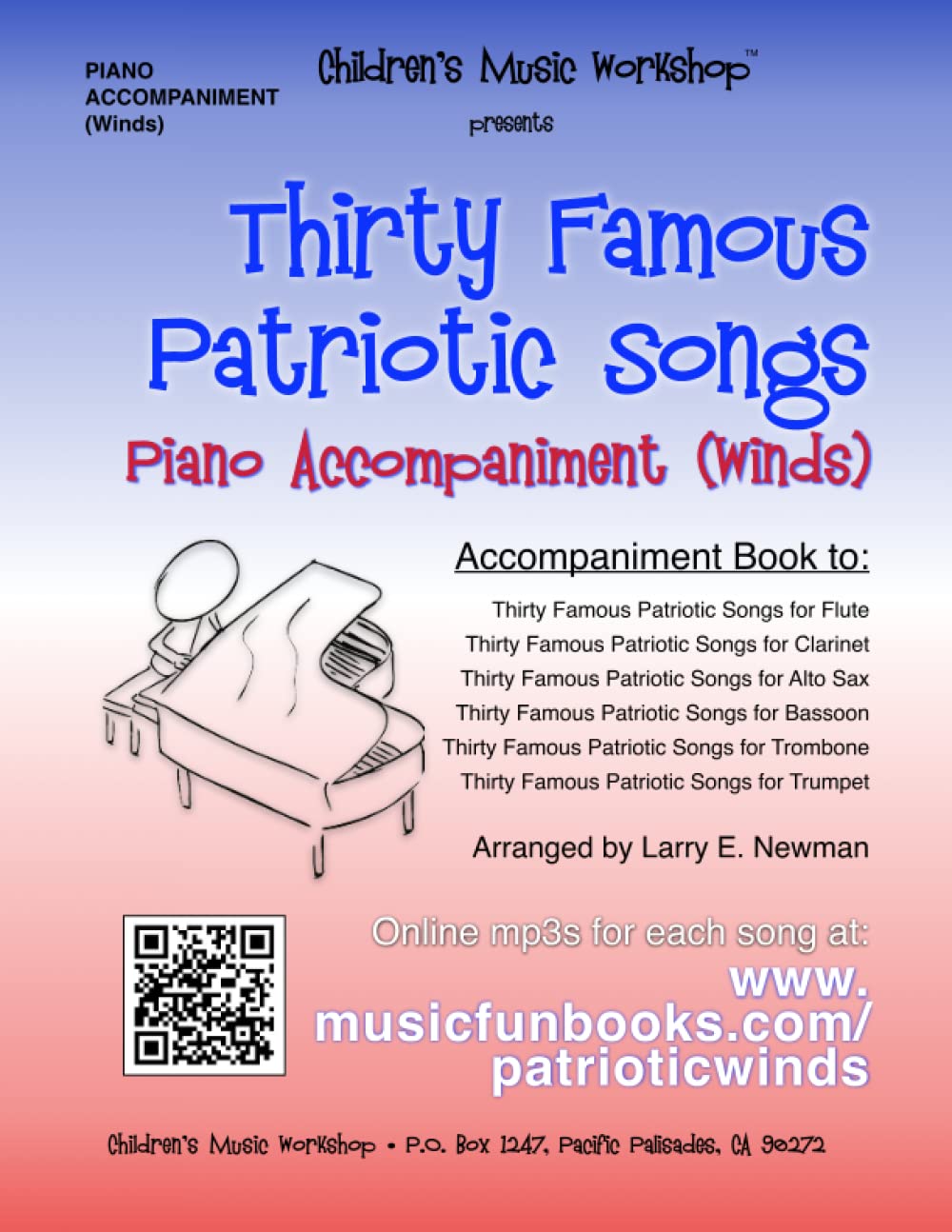 Thirty Famous Patriotic Songs for Piano Accompaniment (Winds) - Music ...