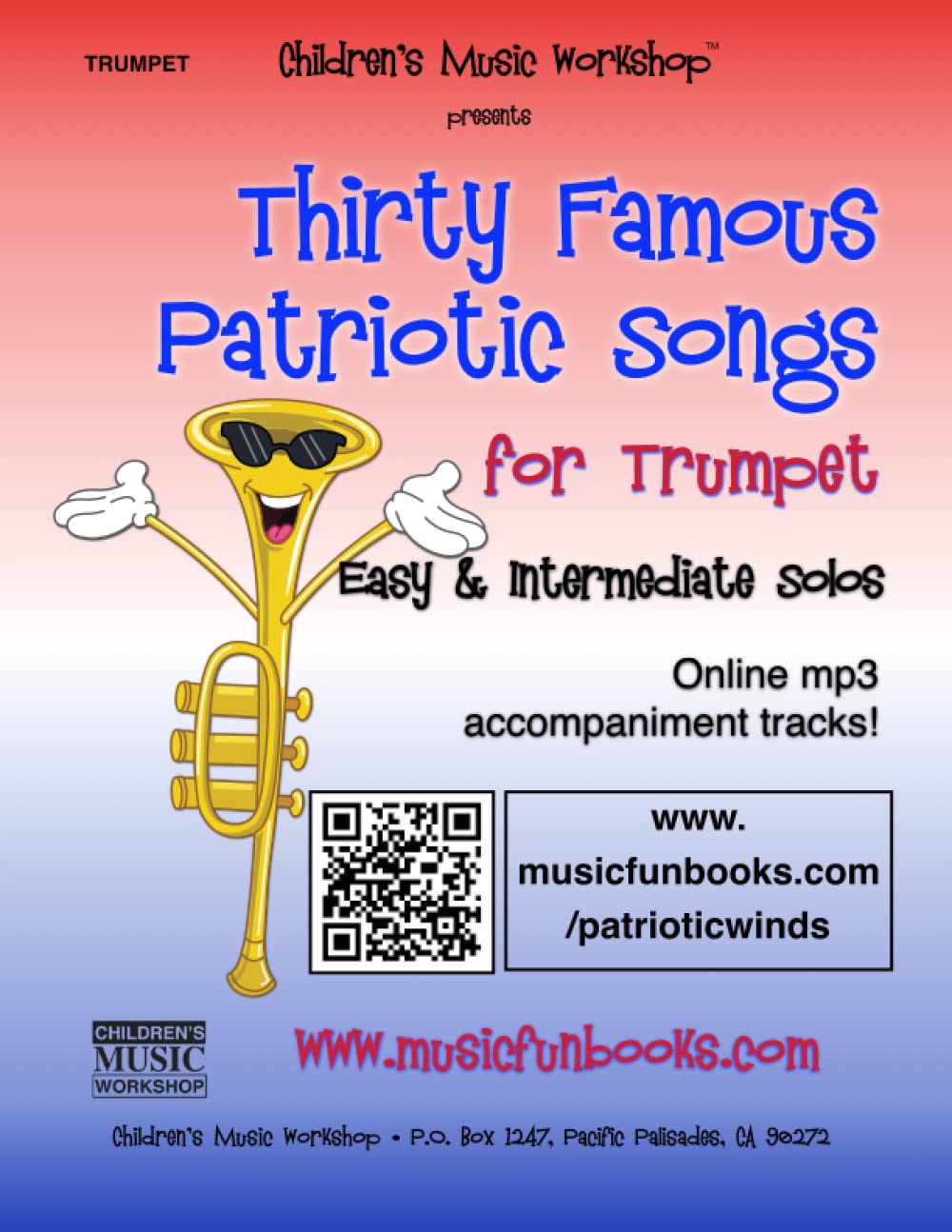 Thirty Famous Patriotic Songs for Trumpet - Music Fun Books
